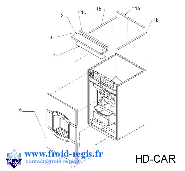 SPARE PARTS ICE MACHINE DISPENSER SCOTSMAN HD22 HD30