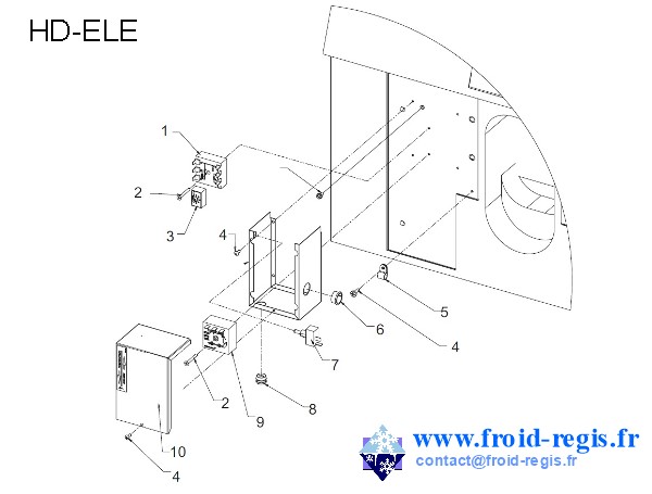 SPARE PARTS ICE MACHINE DISPENSER SCOTSMAN HD22 HD30